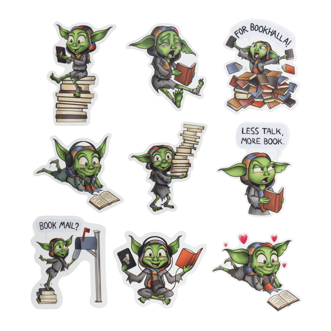 Book Goblin® - Vinyl 9-Sticker Pack – Elisabeth Wheatley